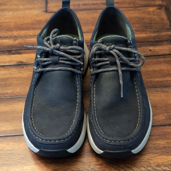 Clarks | Shoes | Mens Navy Casual Shoes | Poshmark